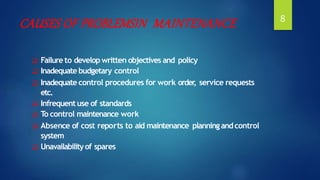 Machine maintenance | PPTX