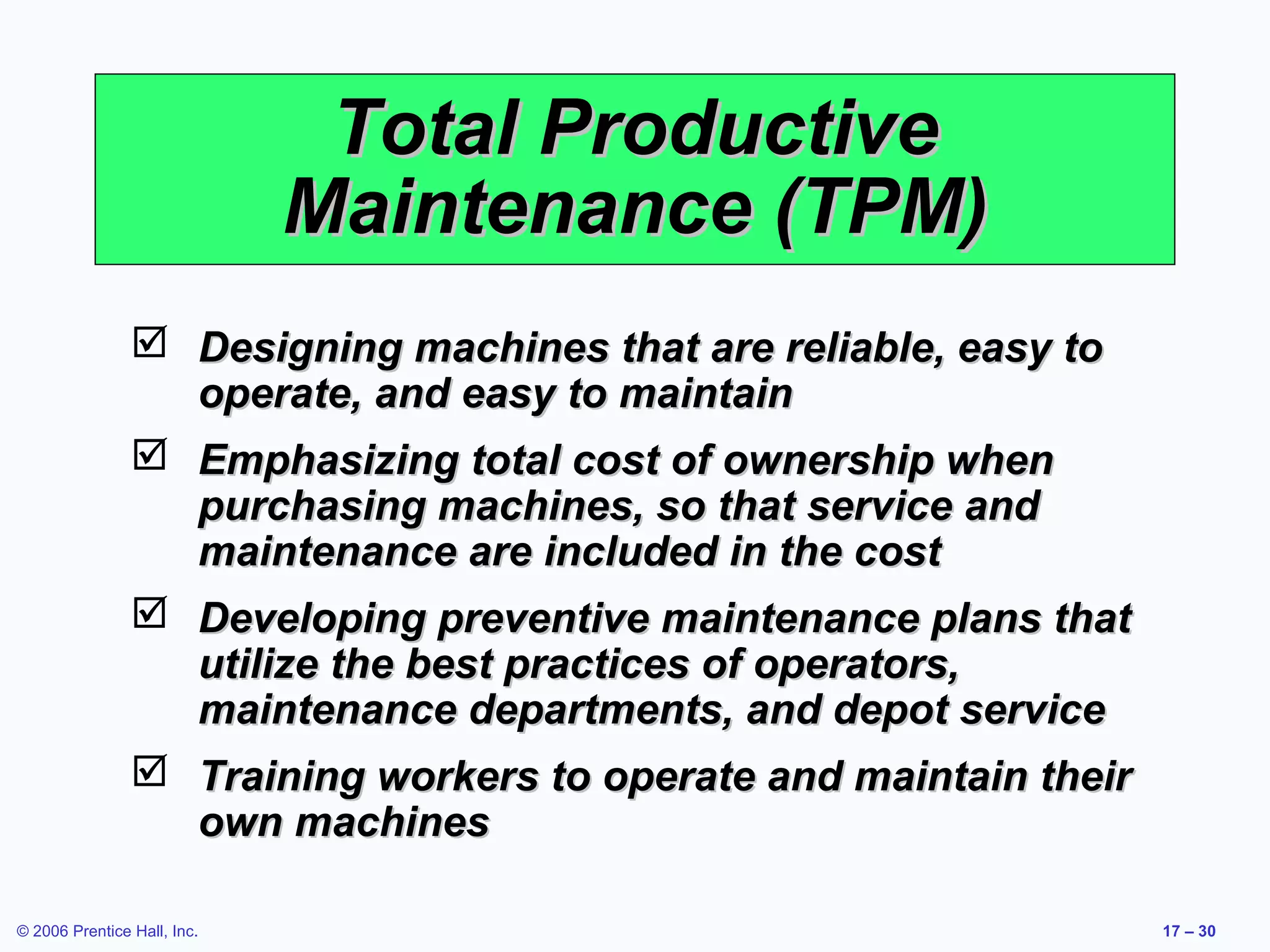 Machine maintenance presentation | PPT