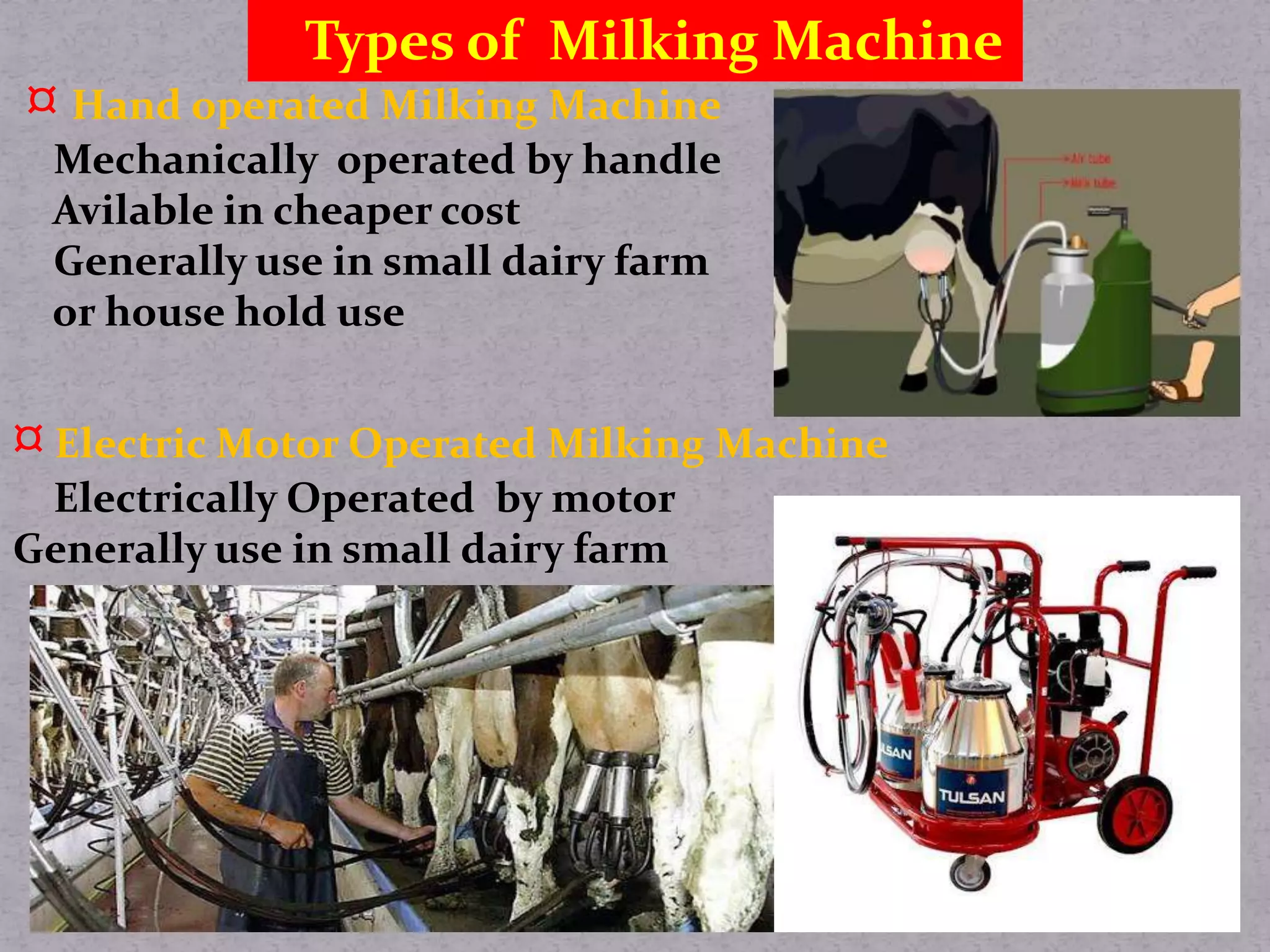 Machine milking | PPTX
