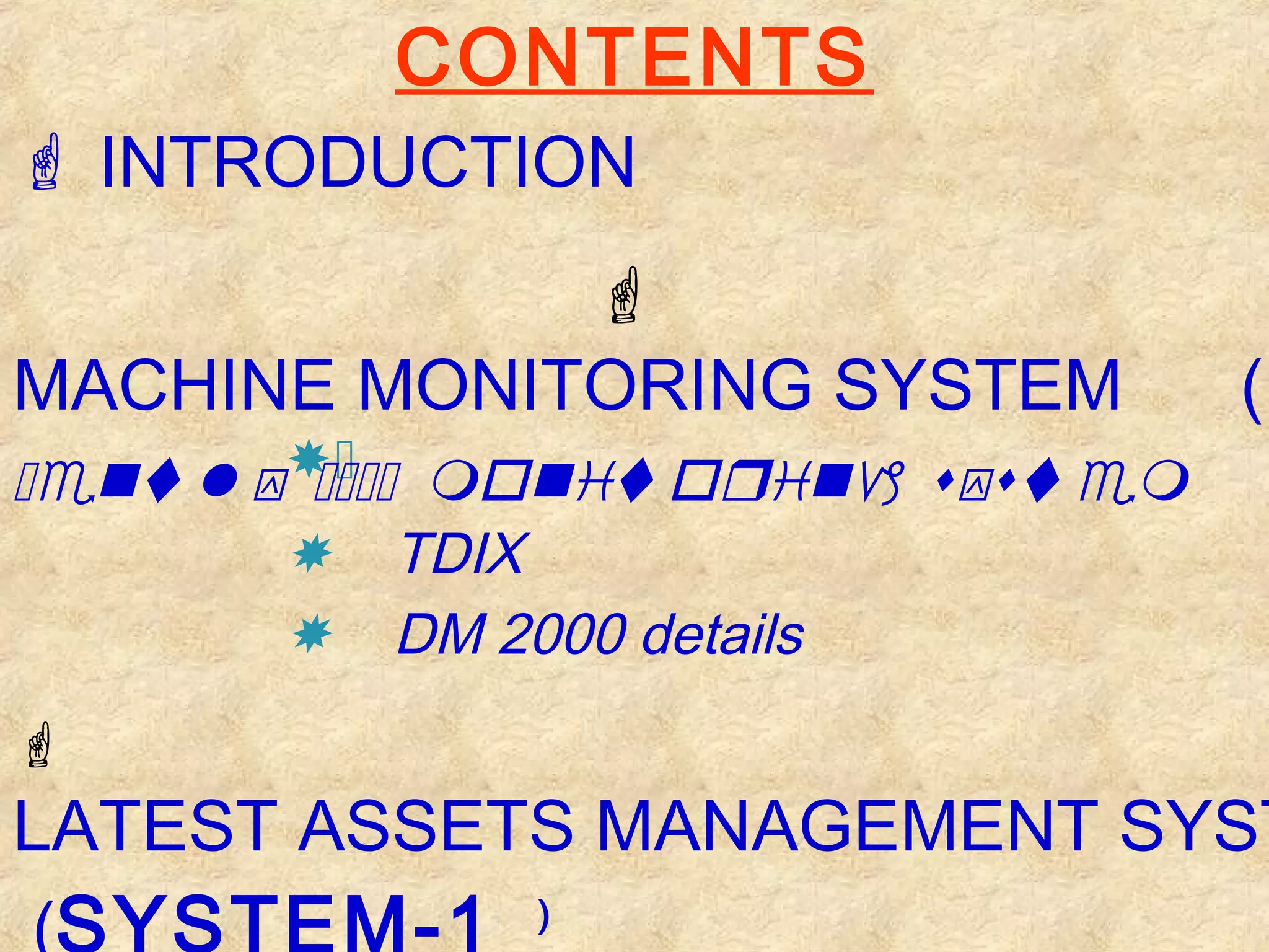 Machine monitoring system | PPT