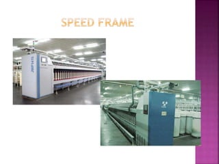 Machine parameter of speed frame | PPTX