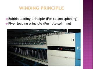 Machine parameter of speed frame | PPTX