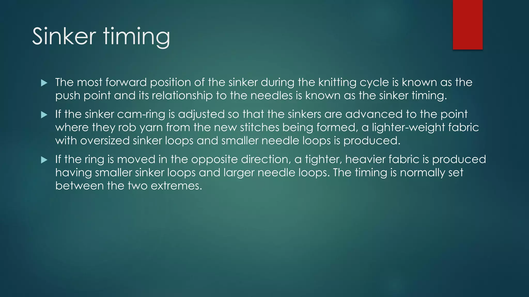 knitting Machine parts, knittging action & cam system | PDF