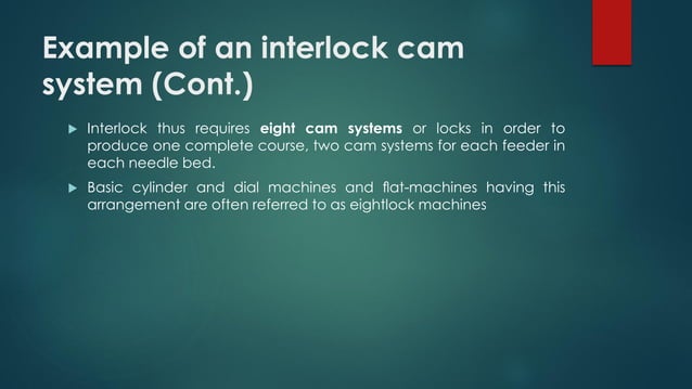 knitting Machine parts, knittging action & cam system | PDF ...
