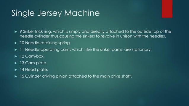 knitting Machine parts, knittging action & cam system | PDF ...