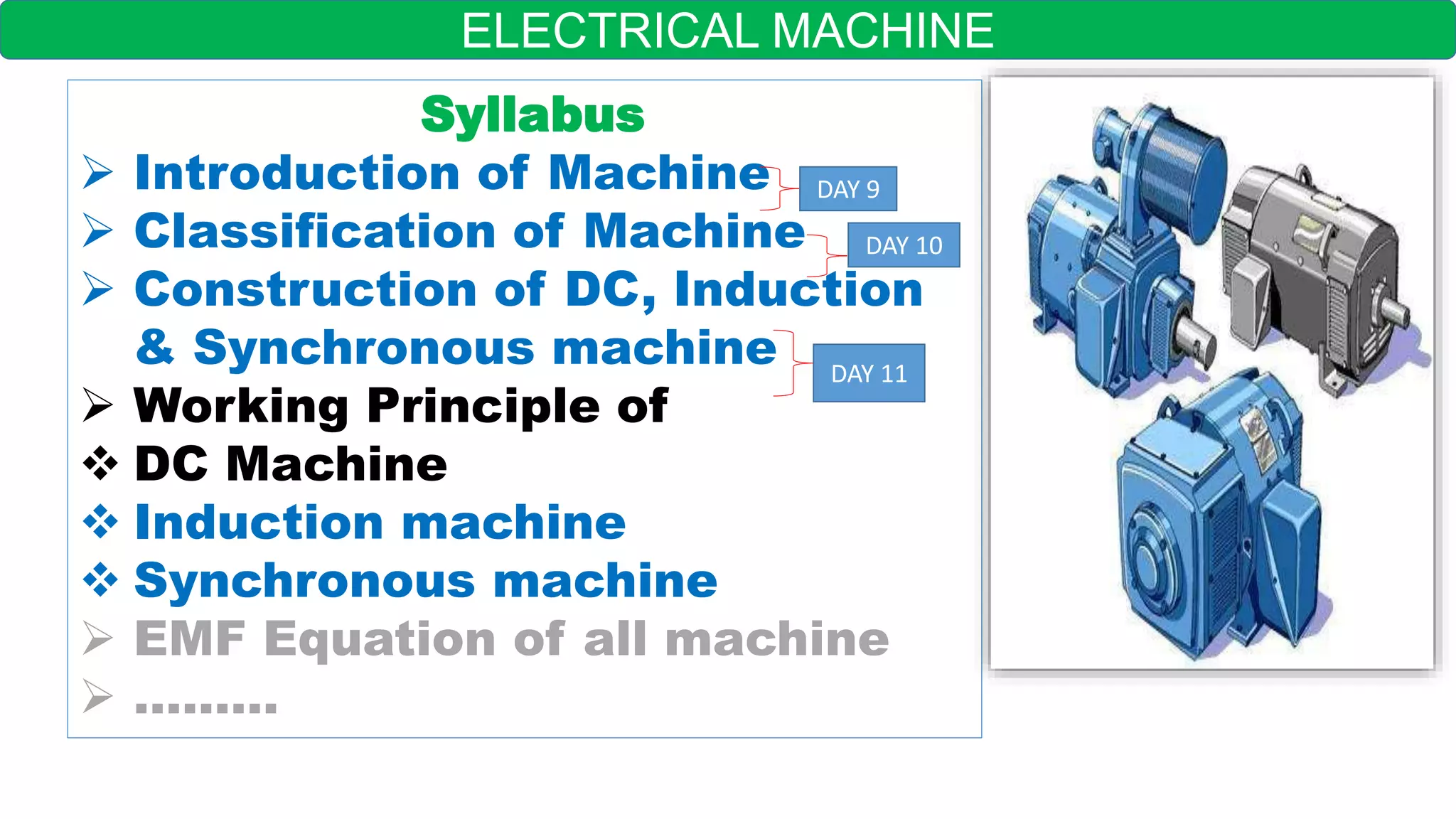 WORKING PRINCIPLE OF DC MOTOR,DC GENERATOR|DAY 12|FLEMING'S LEFT-HAND ...