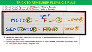 WORKING PRINCIPLE OF DC MOTOR,DC GENERATOR|DAY 12|FLEMING'S LEFT-HAND ...