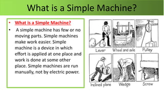Simple lifting Machine | PPTX