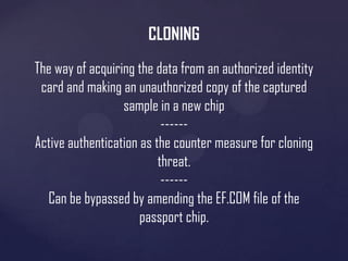 Machine Readable Travel Documents (MRTD) - Biometric Passport | PPT