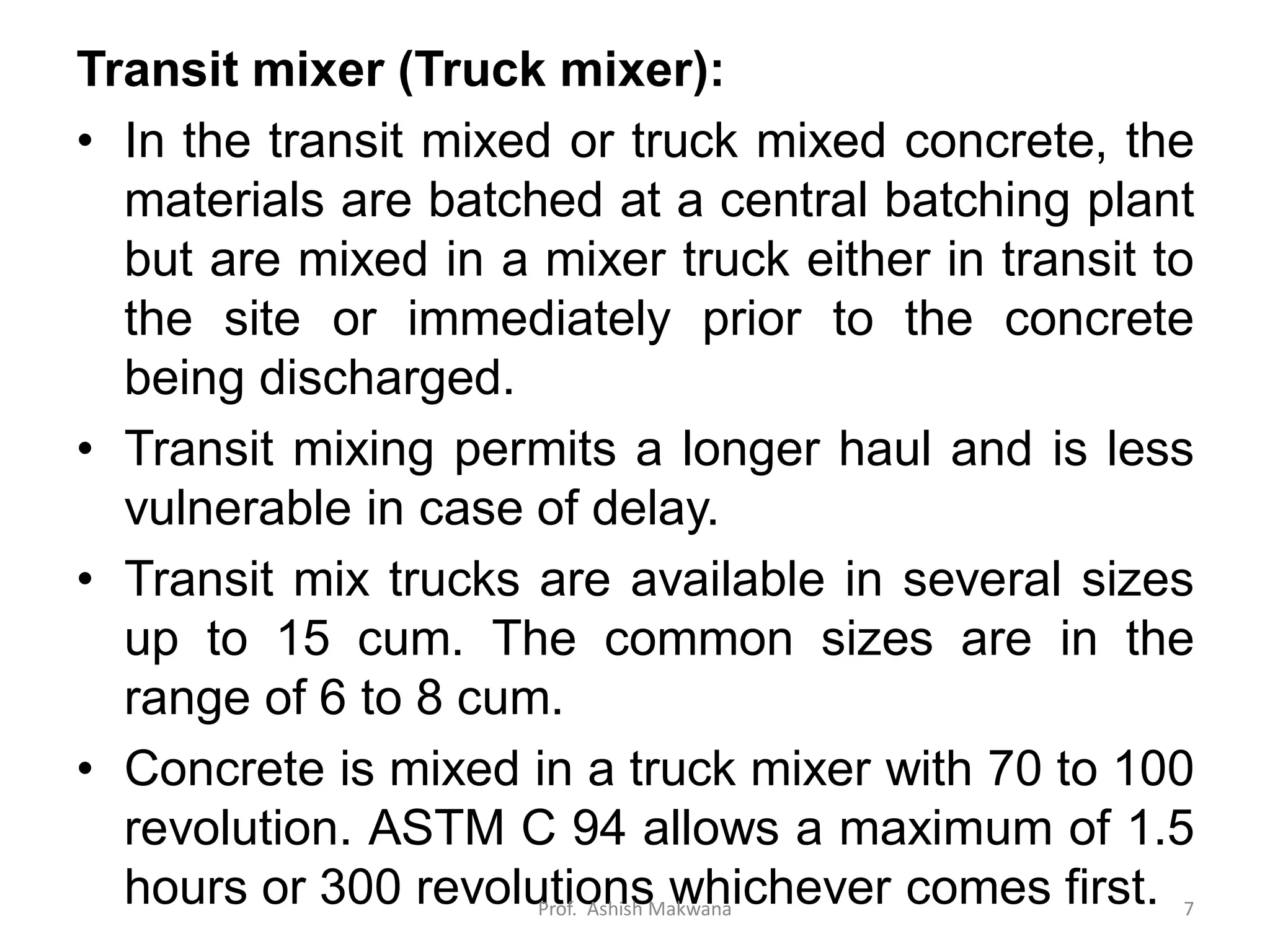 Machineries and equipments used for large concrete works_Advanced ...