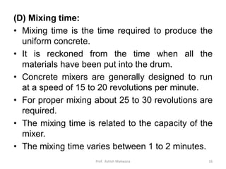 Machineries and equipments used for large concrete works_Advanced ...