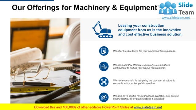 Machinery And Equipment For Construction Proposal Template PowerPoint Presentation Slides | PDF ...