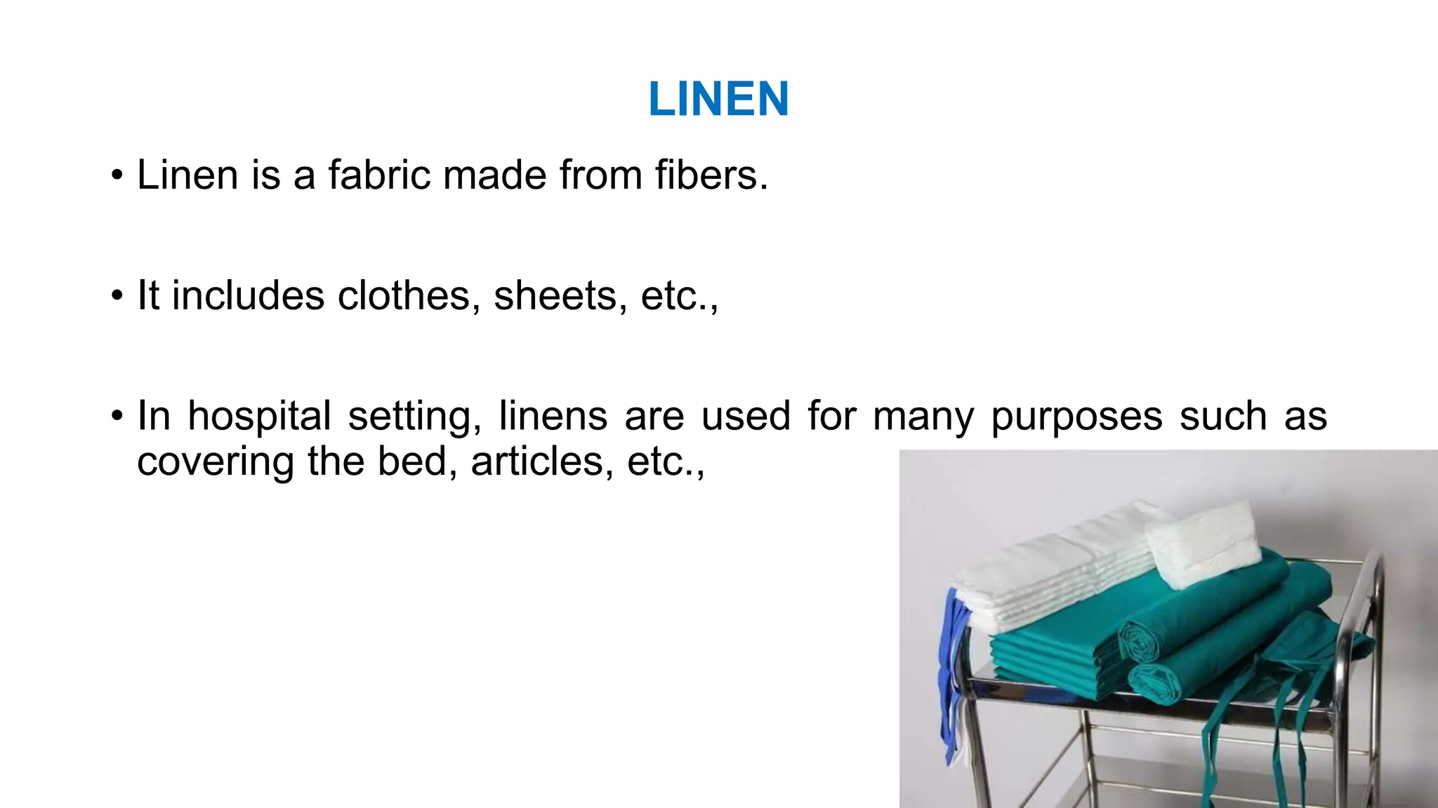 Machinery, Equiments and Linen nursing foundation.pptx