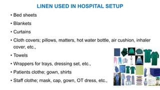 Machinery, Equiments and Linen nursing foundation.pptx