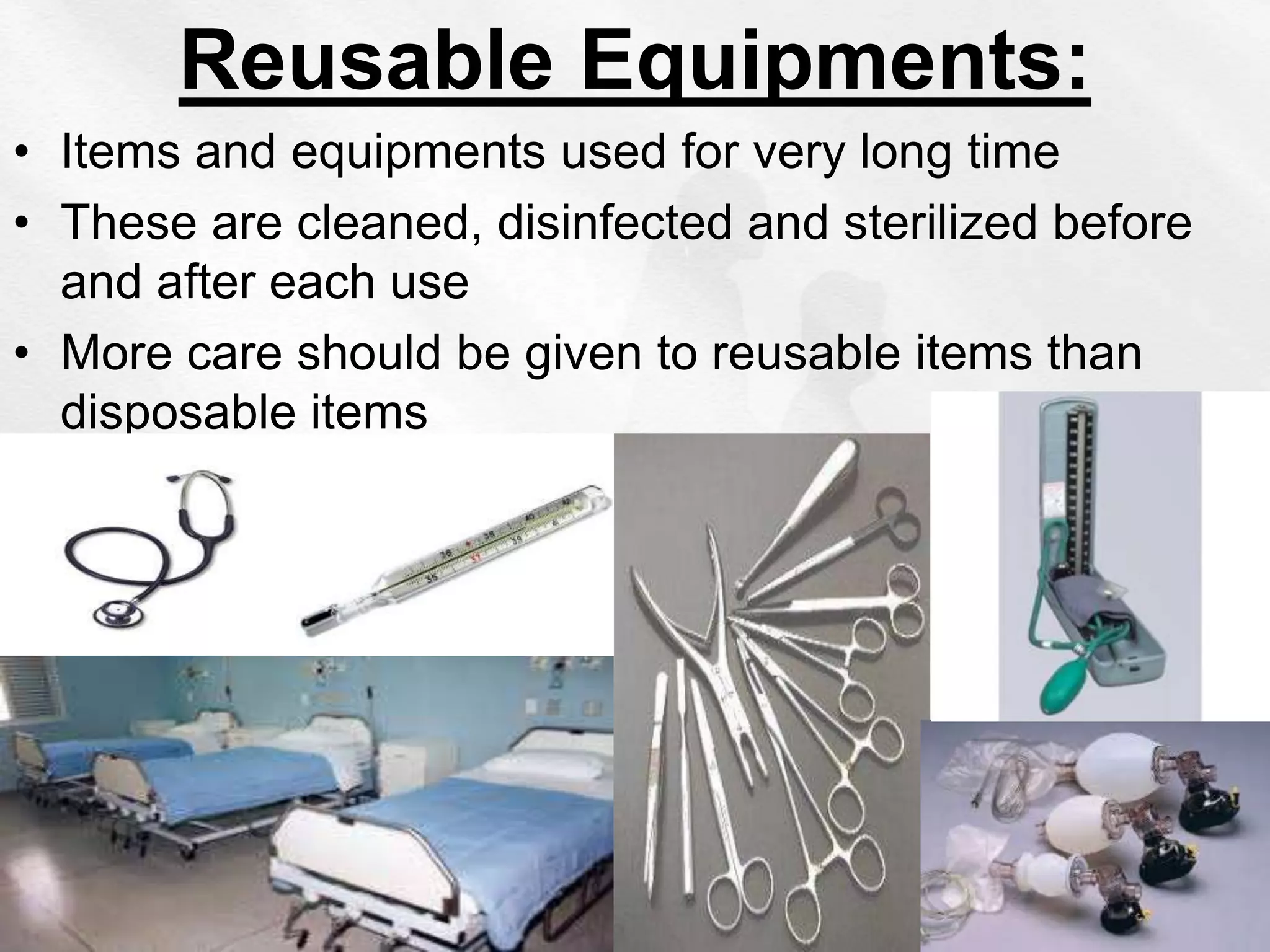 Machinery , equipments and linen -gihs | PPTX