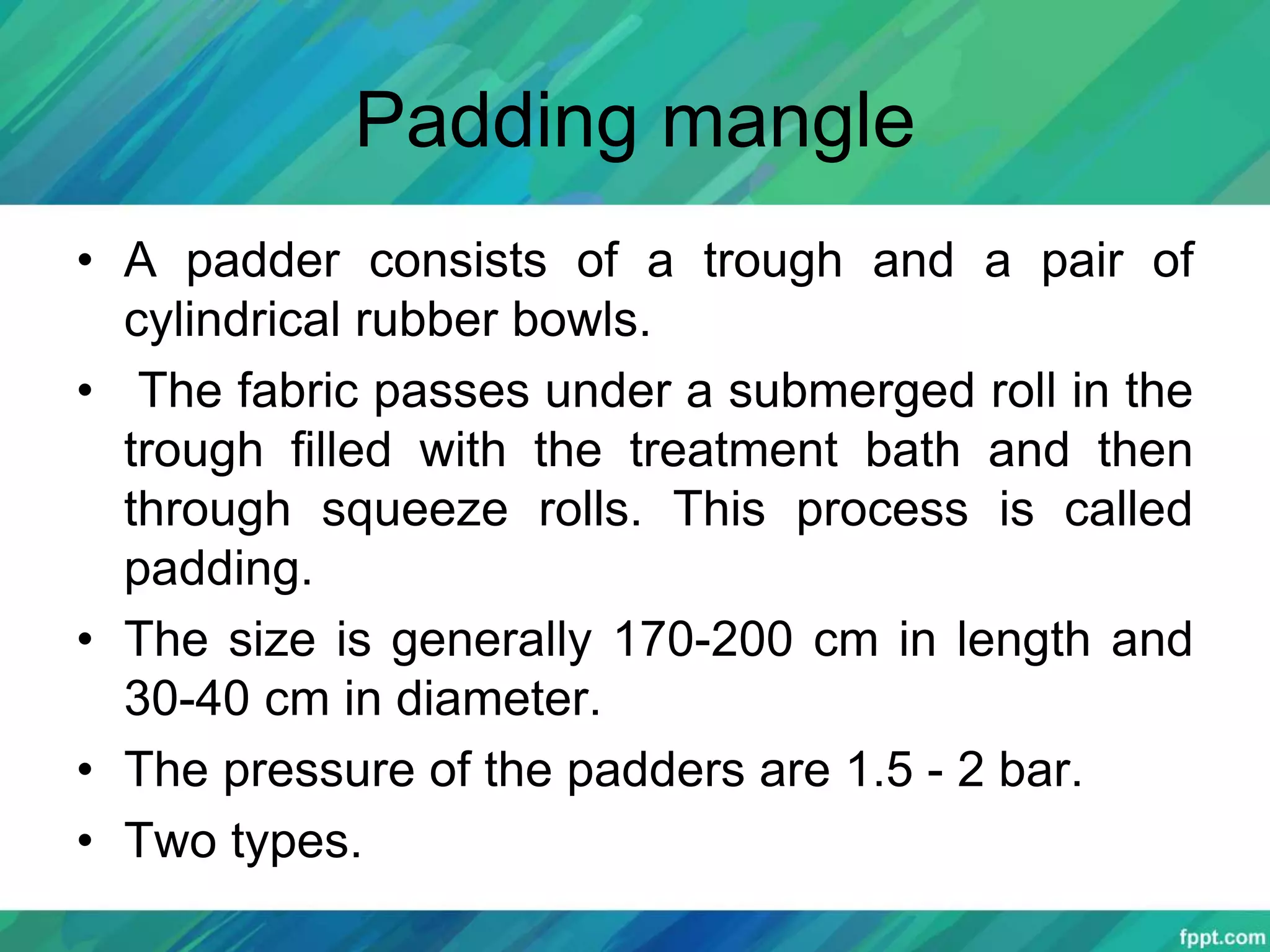Machinery for preparation of textile | PPT