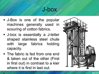 Machinery for preparation of textile | PPT