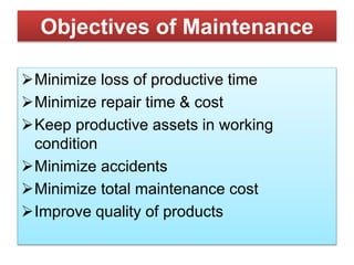 Machinery Maintenance | PPTX