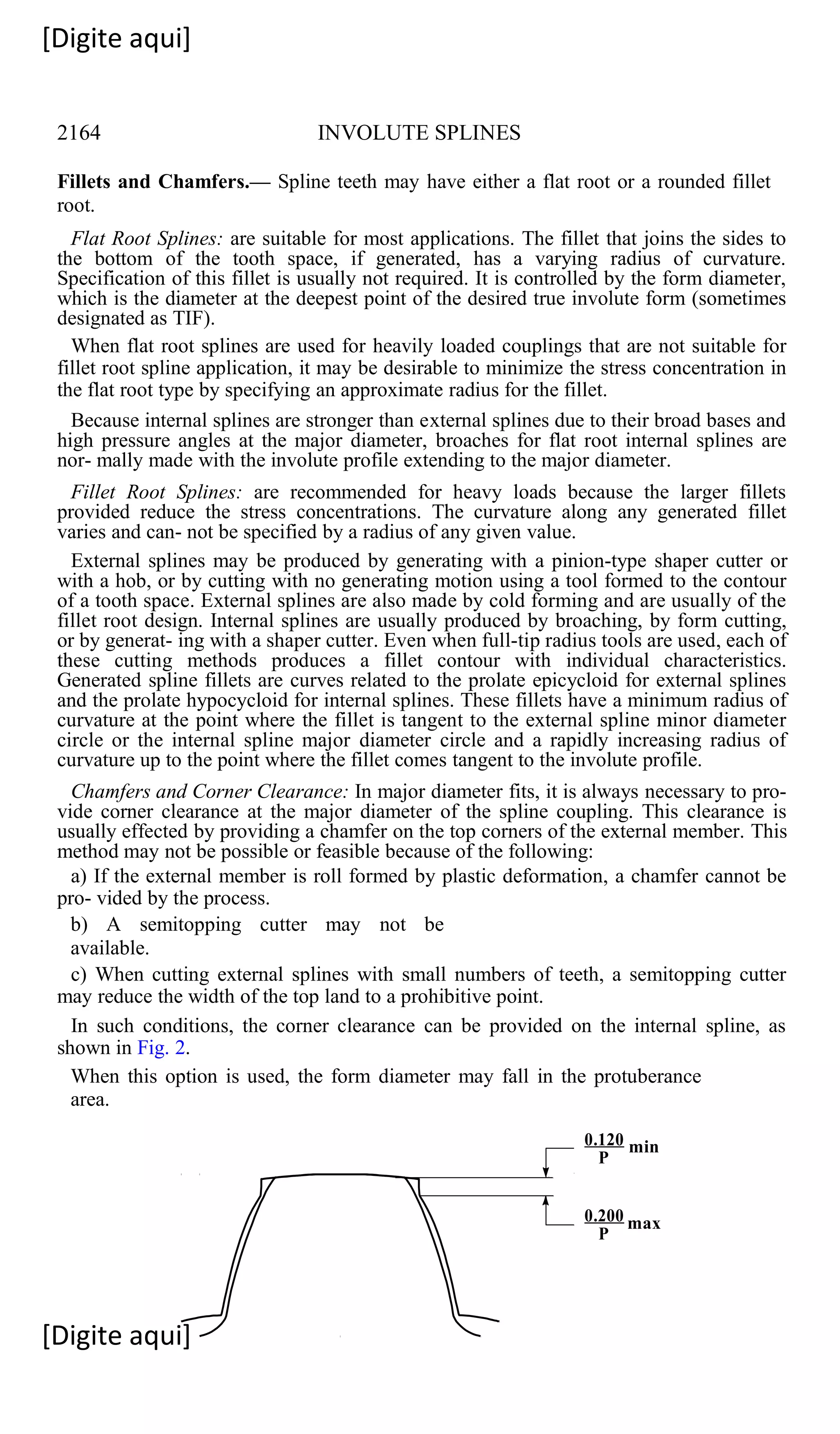 Machinery splines | DOC