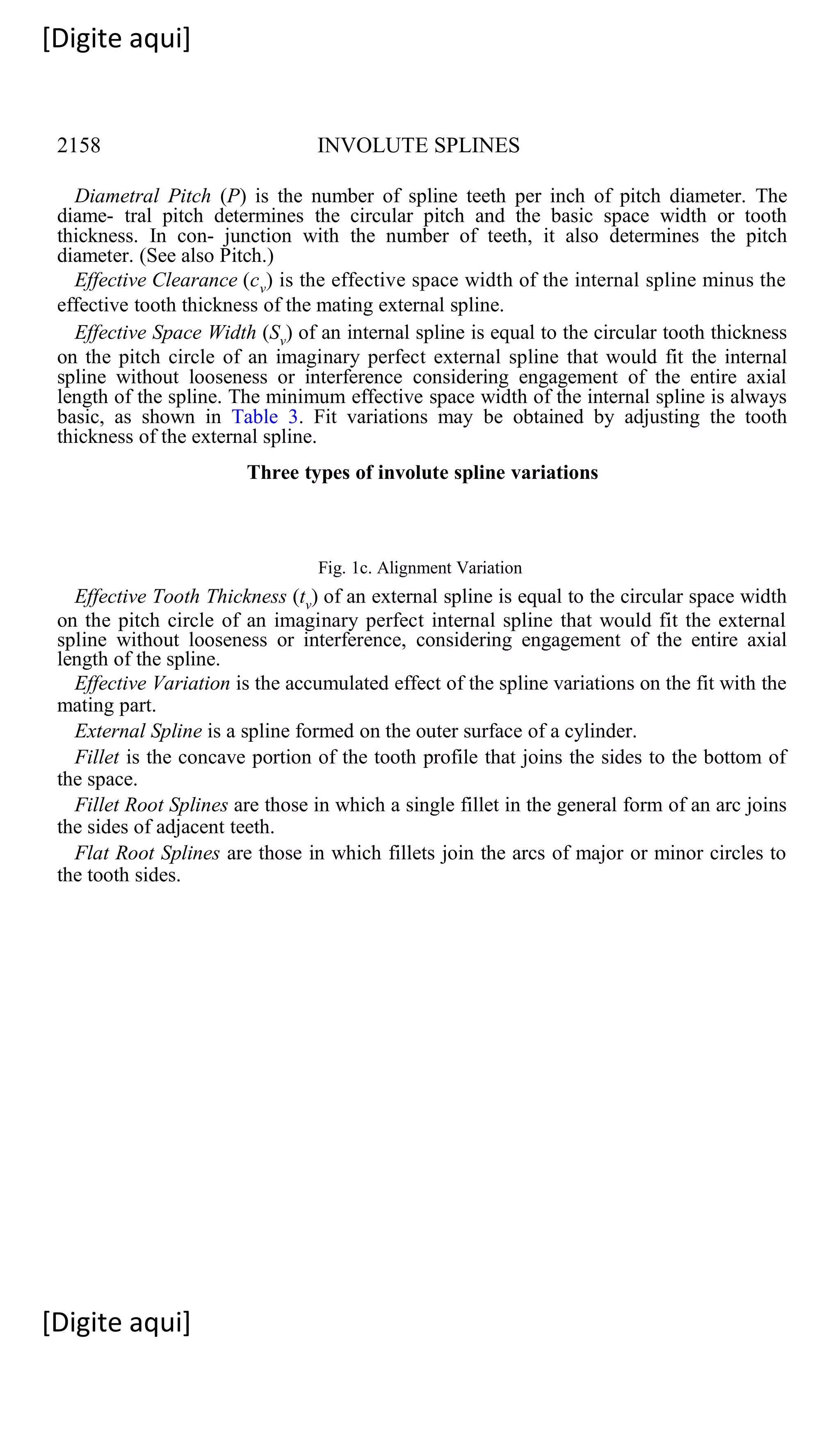 Machinery splines | DOC