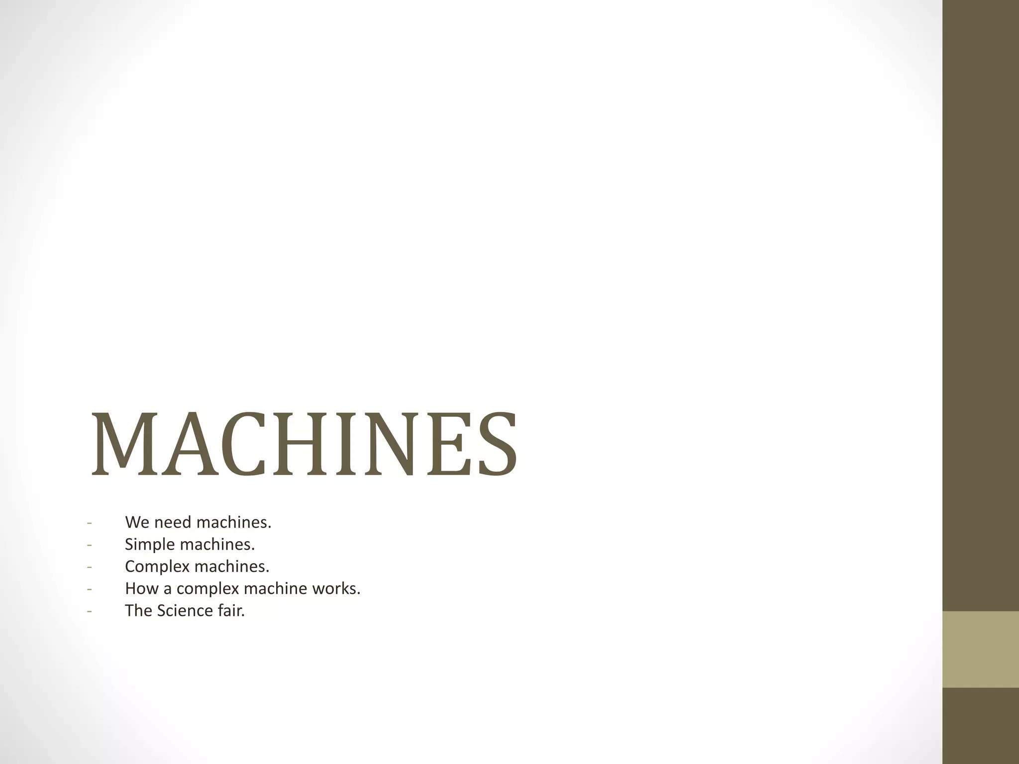 Machines | PPT