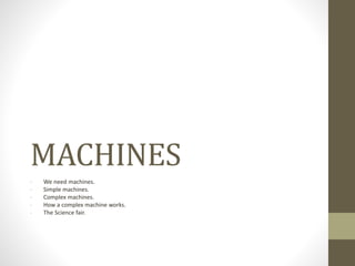 Machines | PPT