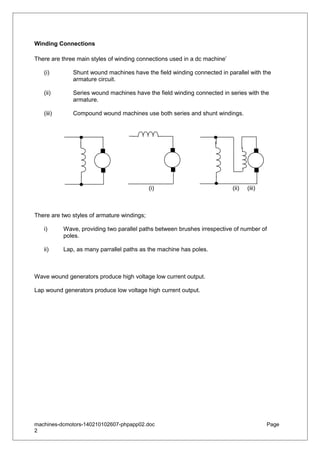 Machines dc motors | DOC | Radio Control | Hobbies & Interests