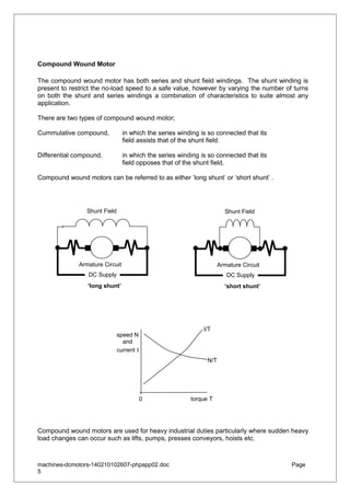 Machines dc motors | DOC | Radio Control | Hobbies & Interests