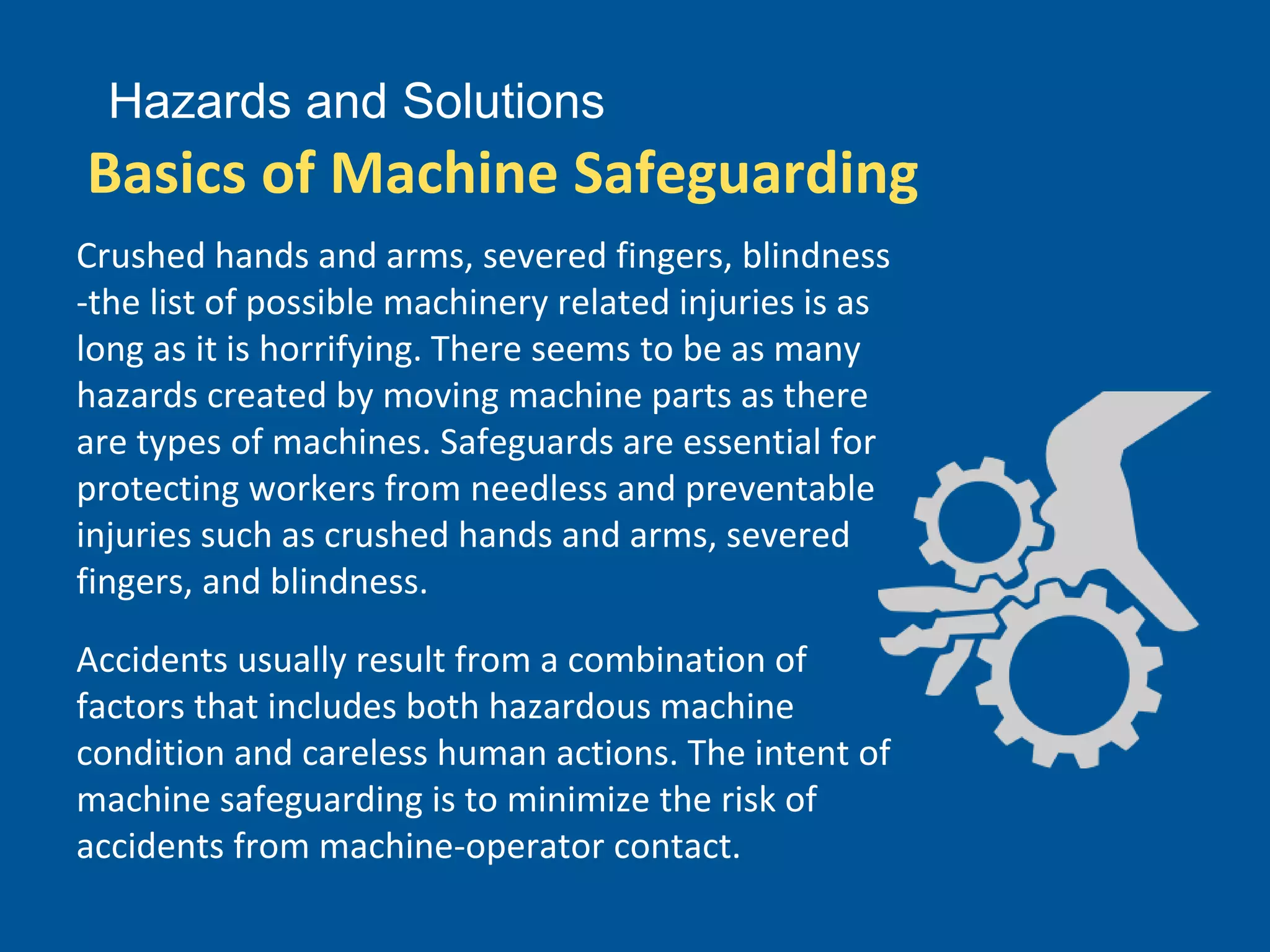 Machine safeguarding | PPTX