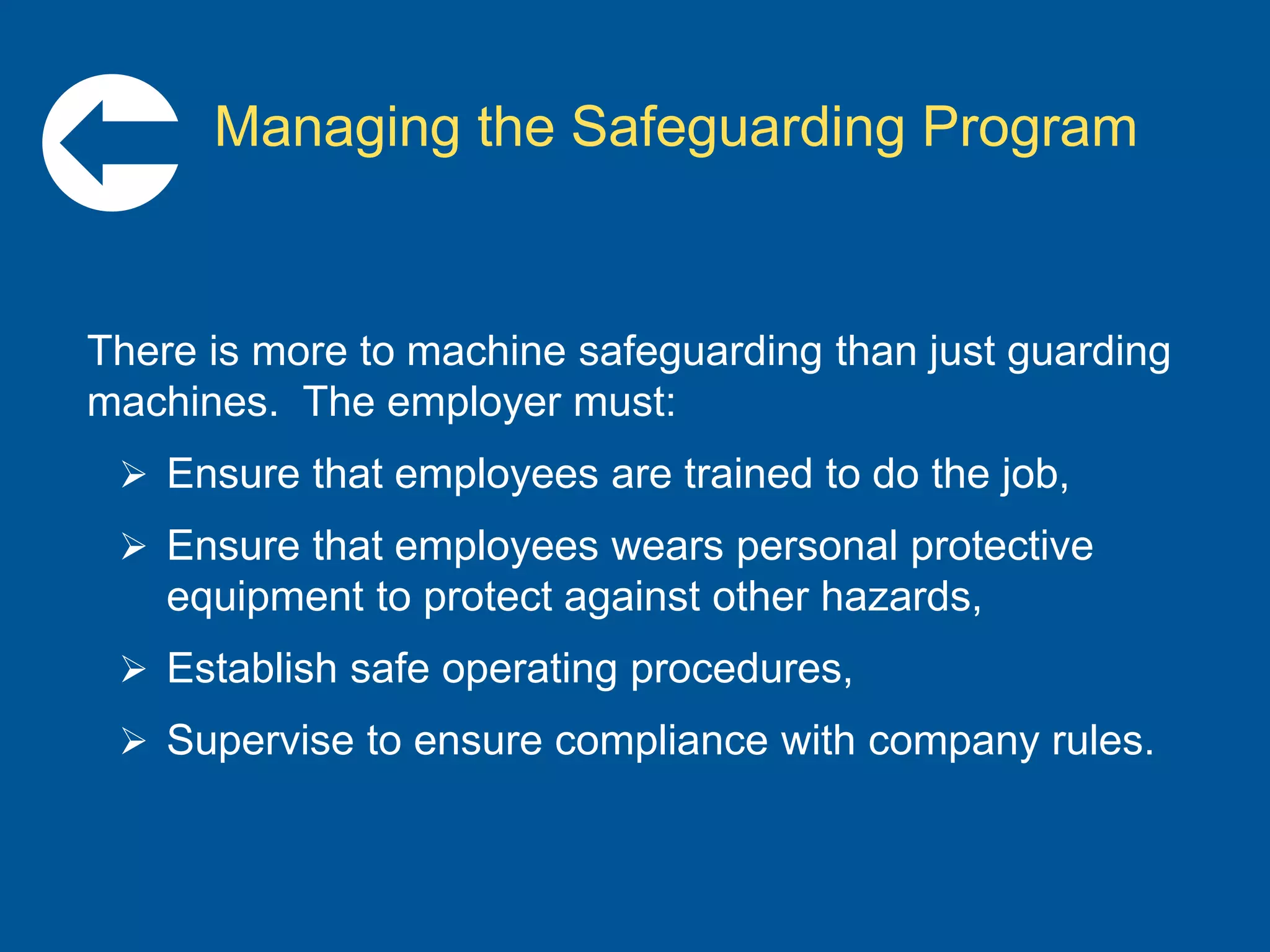 Machine safeguarding | PPTX