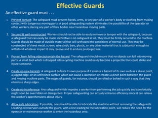 Machine safeguarding | PPTX