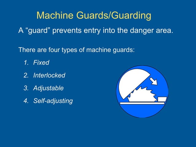 Machine safeguarding | PPTX