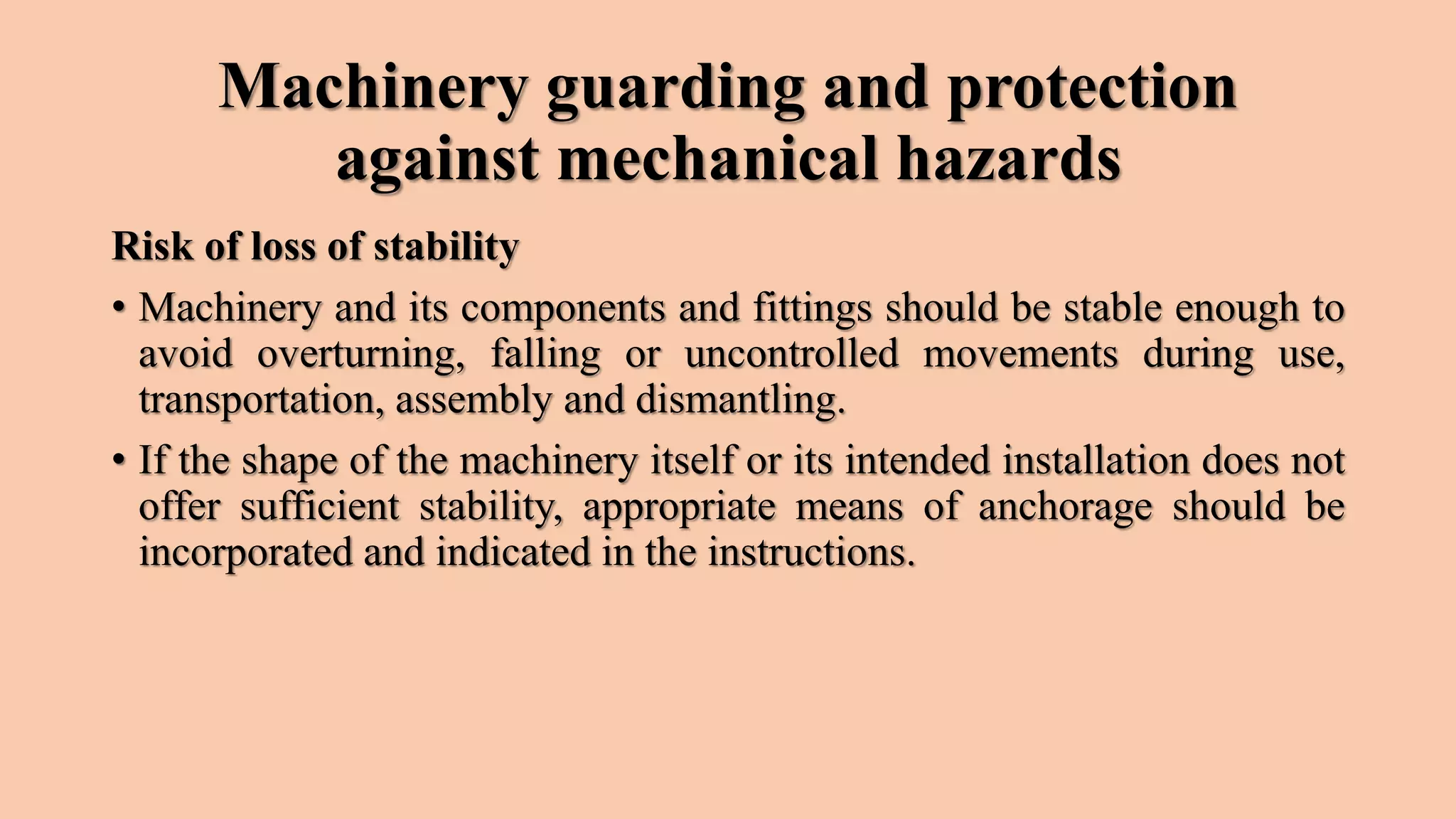 Machine Safety | PPTX