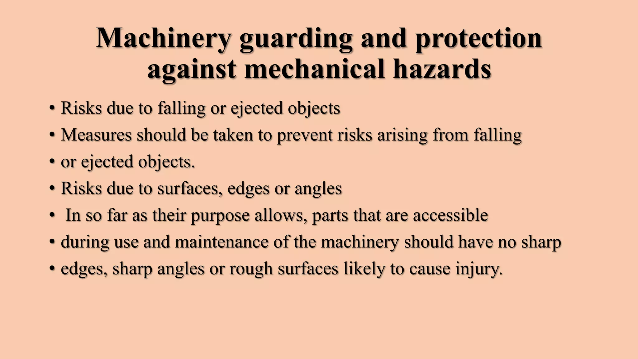 Machine Safety | PPTX