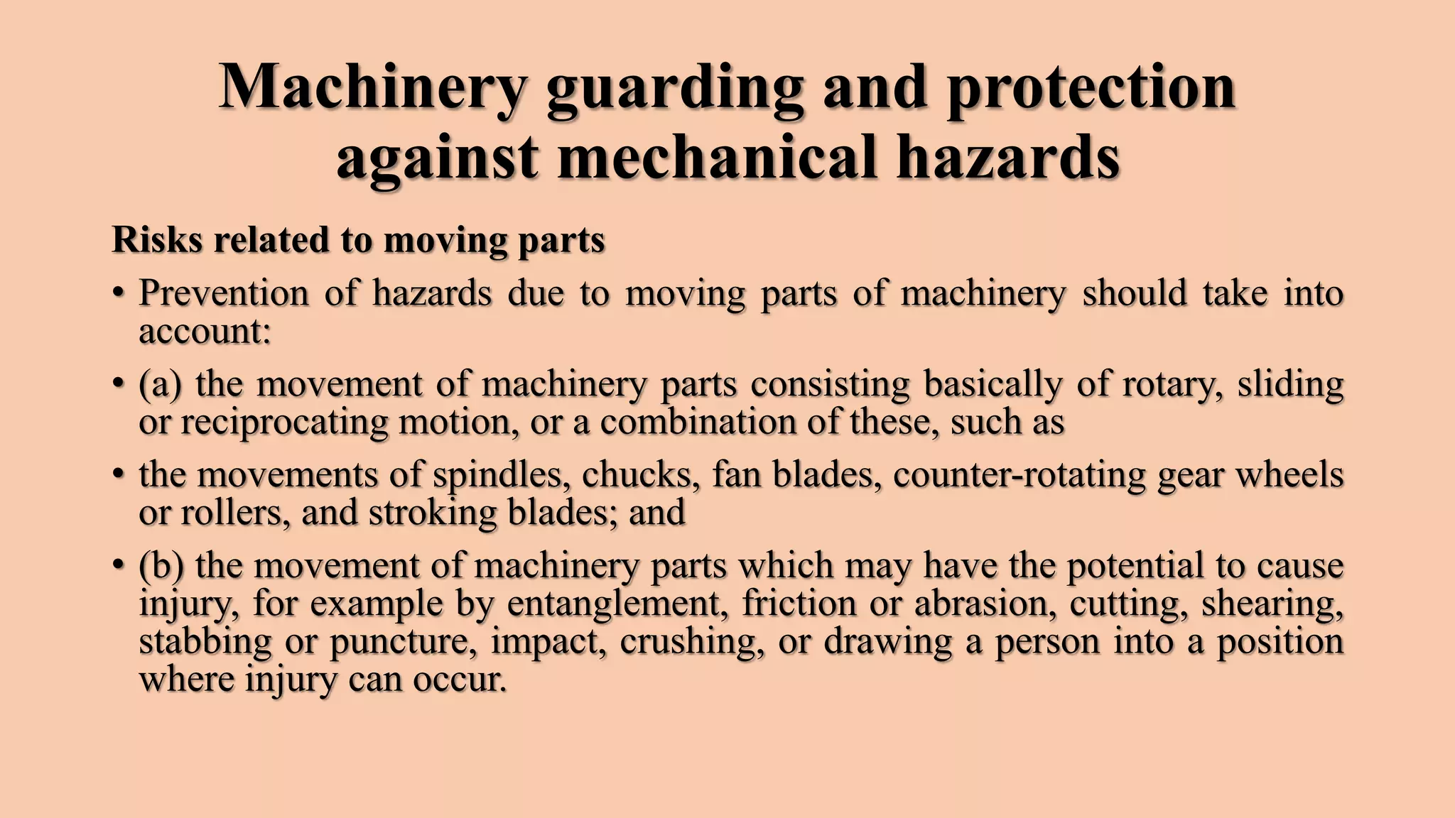 Machine Safety | PPTX