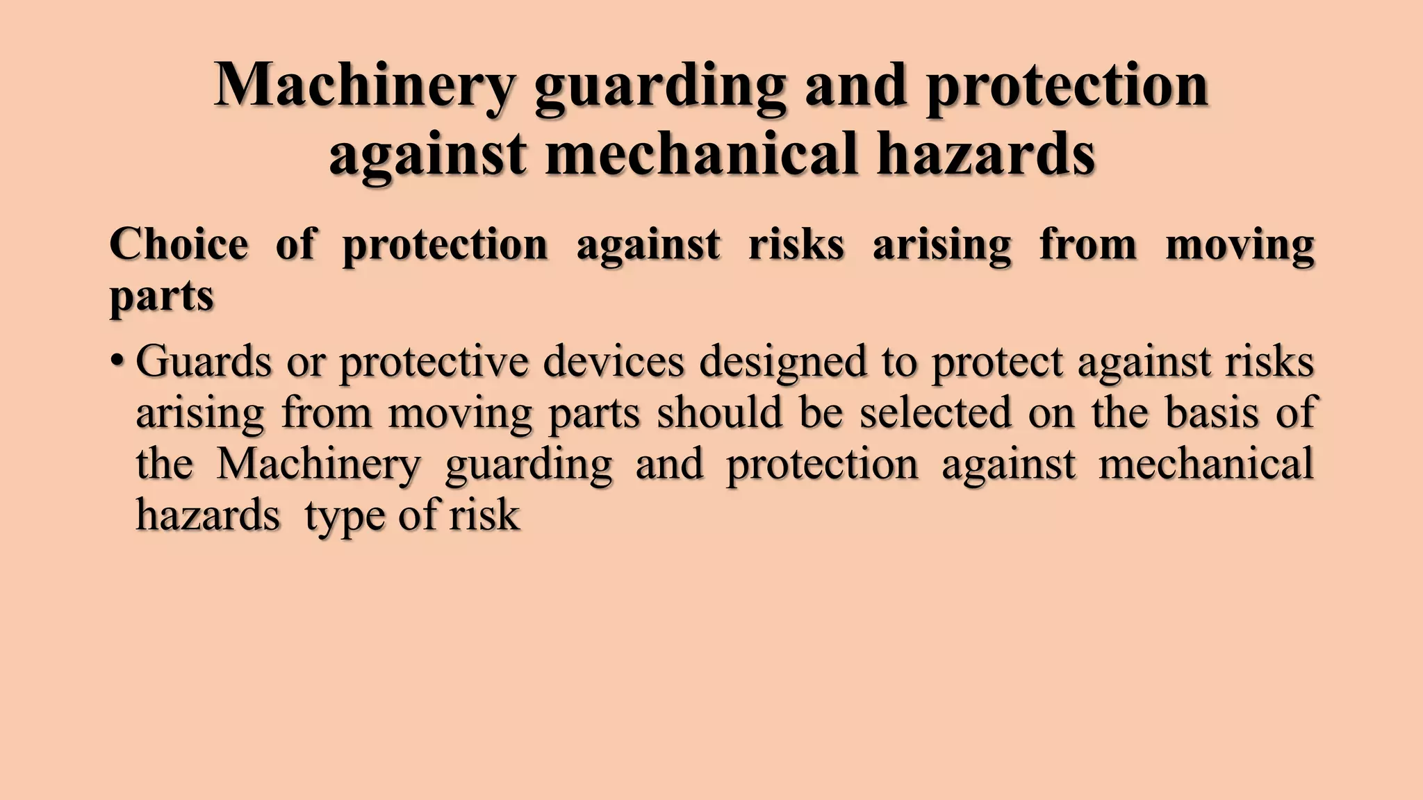 Machine Safety | PPTX