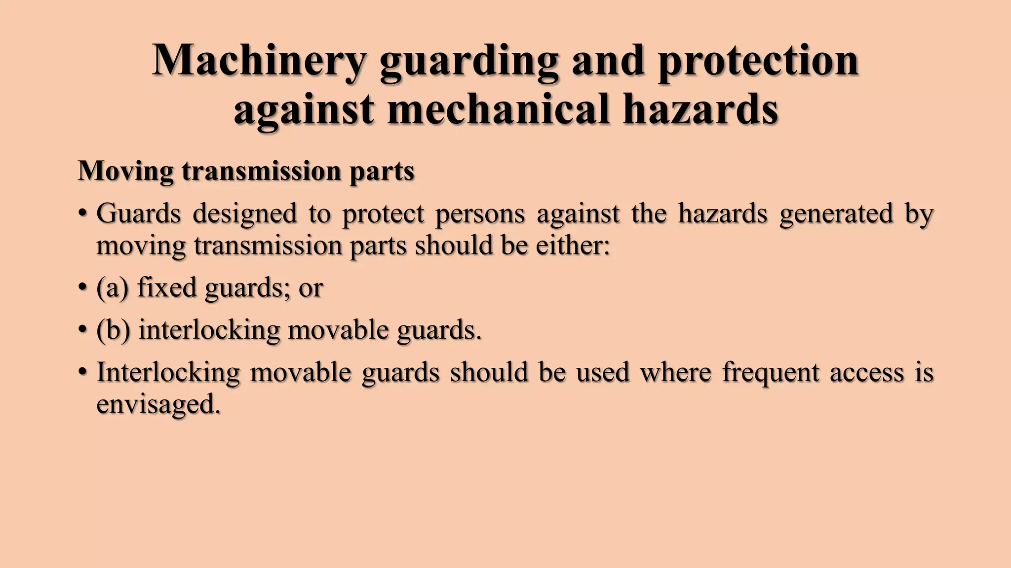 Machine Safety | PPTX