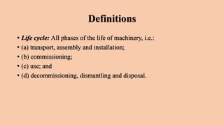 Machine Safety | PPTX