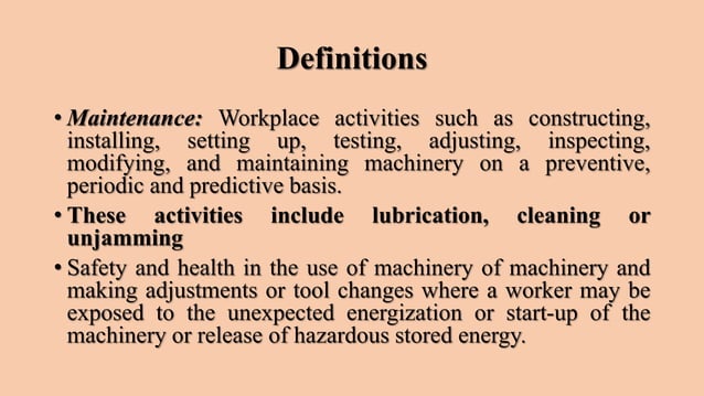 Machine Safety | PPTX