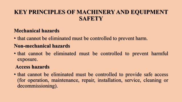 Machine Safety | PPTX