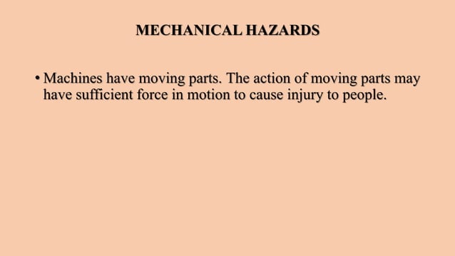 Machine Safety | PPTX