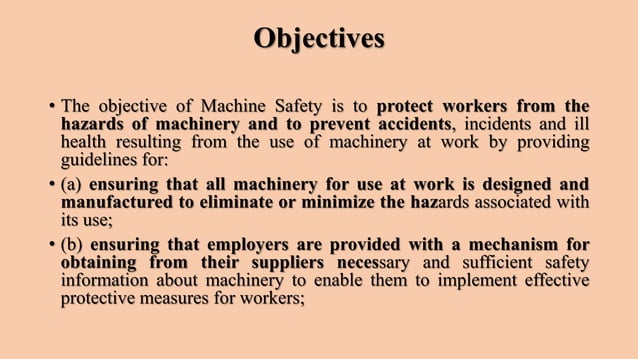 Machine Safety | PPTX