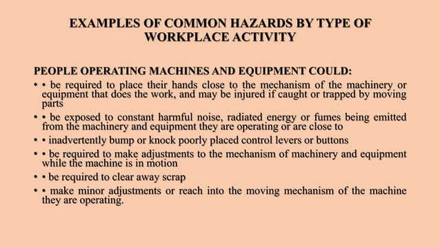 Machine Safety | PPTX