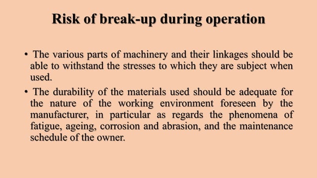 Machine Safety | PPTX