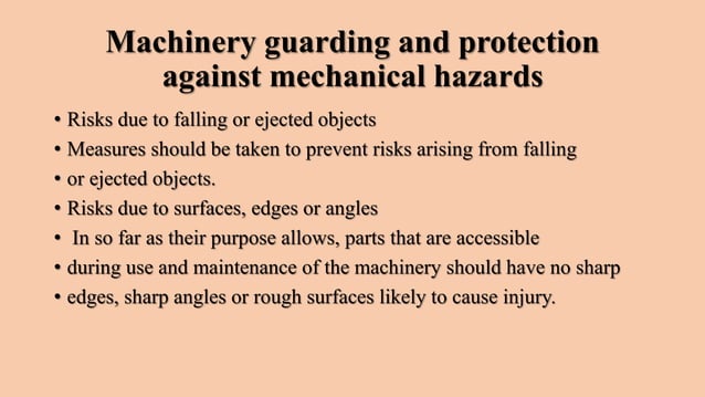 Machine Safety | PPTX