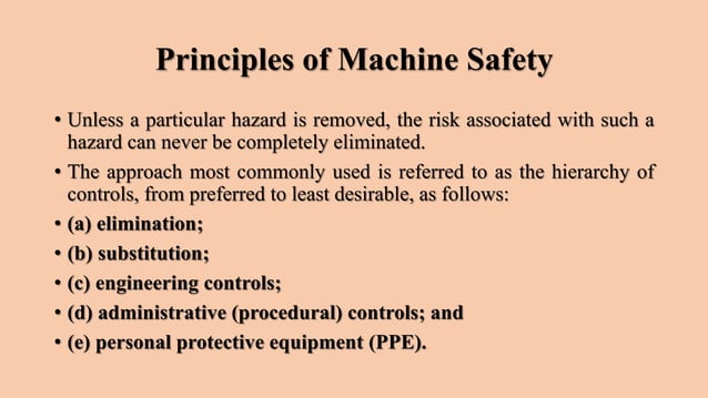 Machine Safety | PPTX