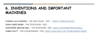 Machines, electricity and inventions | PPT