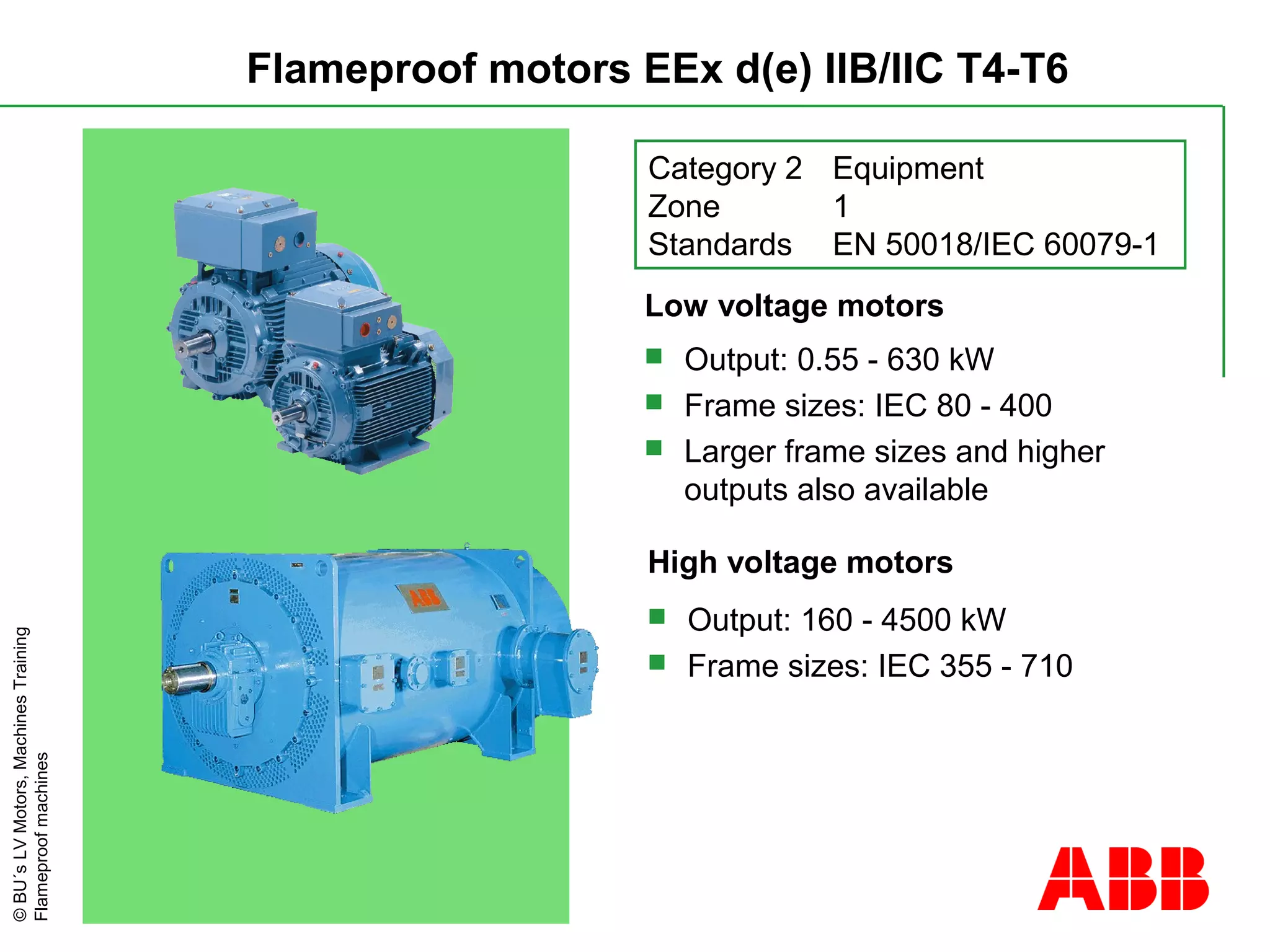Machines for hazardous areas | PPT