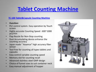 Machines Used In the Pharmaceutical Industry | PDF
