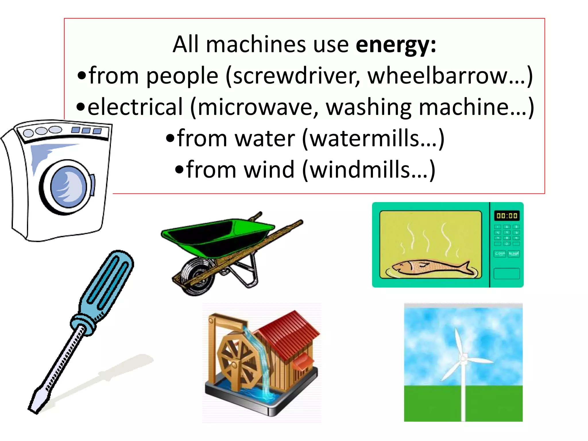 Machines vocabulary | PPTX